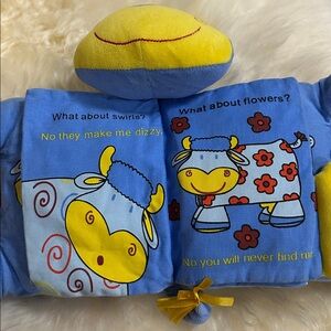 Jellycat | Toys | Large Jellycat Baby Jellykitten Plush Cow Toy Book ...